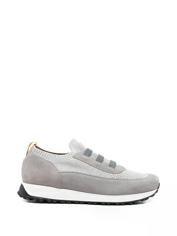DOUCAL'S Suede Panelled Sneakers - Grigio ""iron""